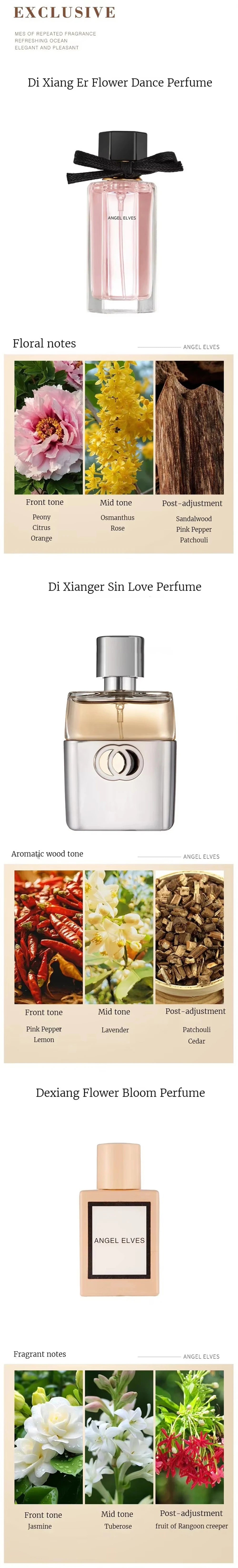 Original High Grade Perfume Women 향수 Floral Scent Spray Feminino Perfu ...